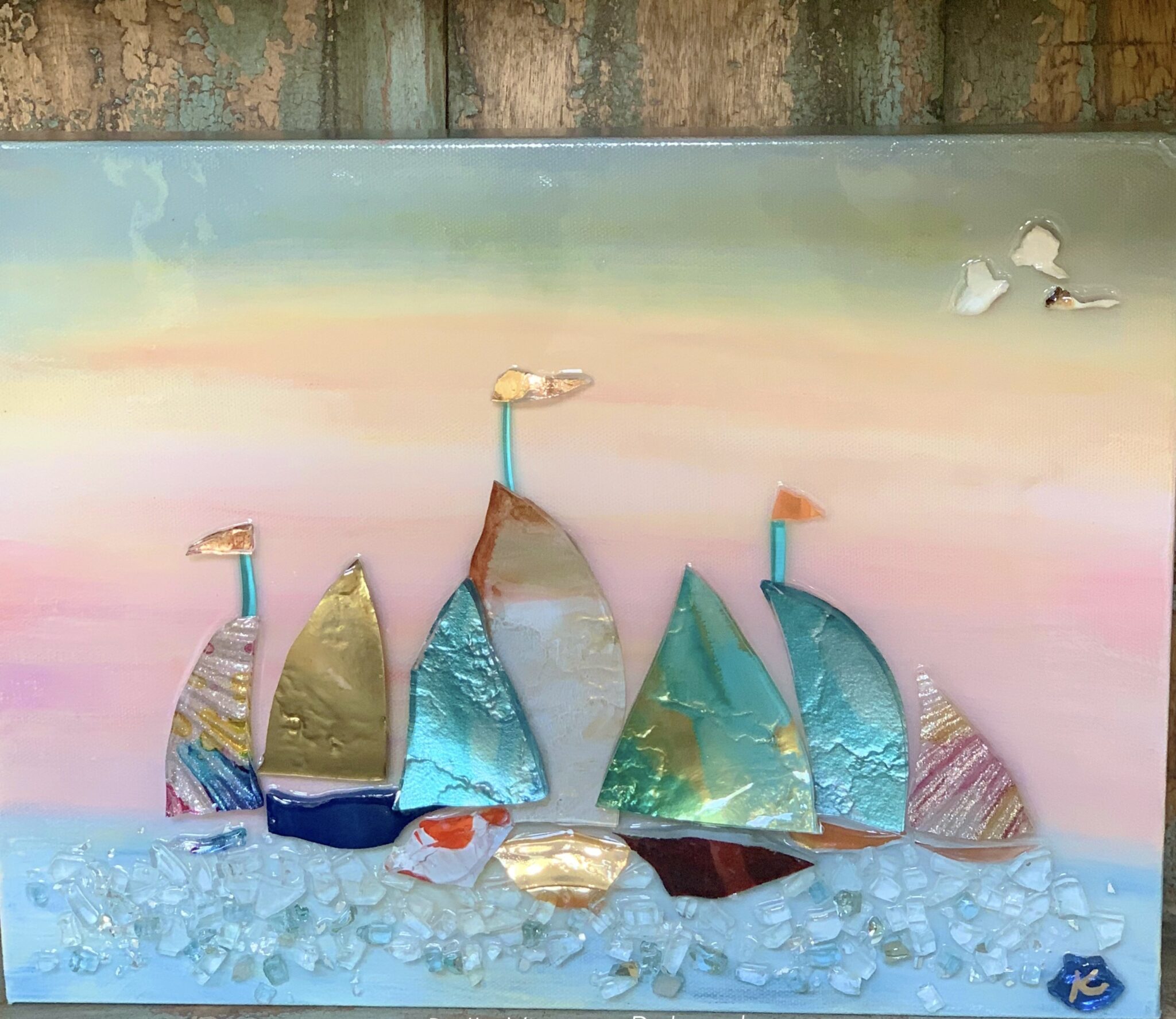 Kimberly Jan Art | Coastal Home Decor | Mixed Media Artist